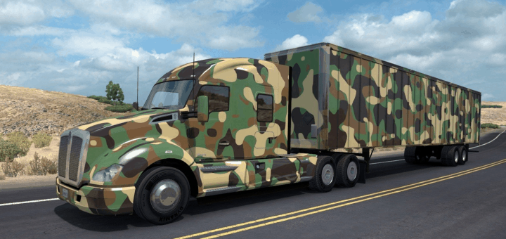 Invisible Trailer for ATS v1.1 - American Truck Simulator mod | ATS mod