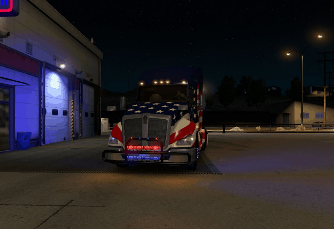 ATS Neon – Five Colors mod | American Truck Simulator Mod