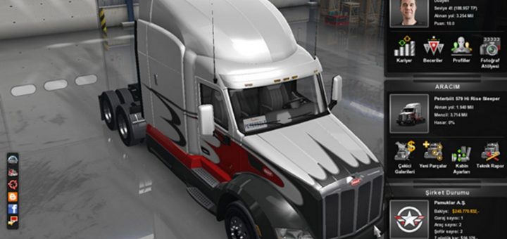 Unlimited Money + XP Mod v1.6 1.49.x | American Truck Simulator Mod