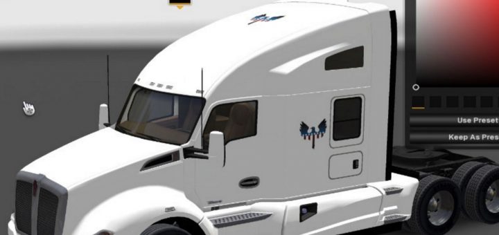 Truck Skin for Outlaws Peterbilt ATS - American Truck Simulator mod ...