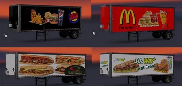 FAST Food Old Style Skins v1.0 - American Truck Simulator mod | ATS mod