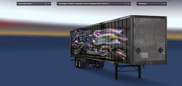Usa Utility Trailer 3000R v 1.0 Mod - American Truck Simulator mod ...