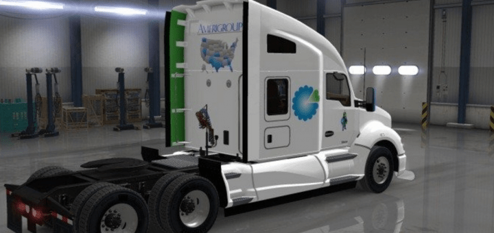 Kenworth Needle nose Campbell 66 Express Inc. custom skin ATS ...