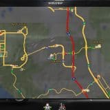 Background map and nav icons (map, gps and route advisor) for ATS ...