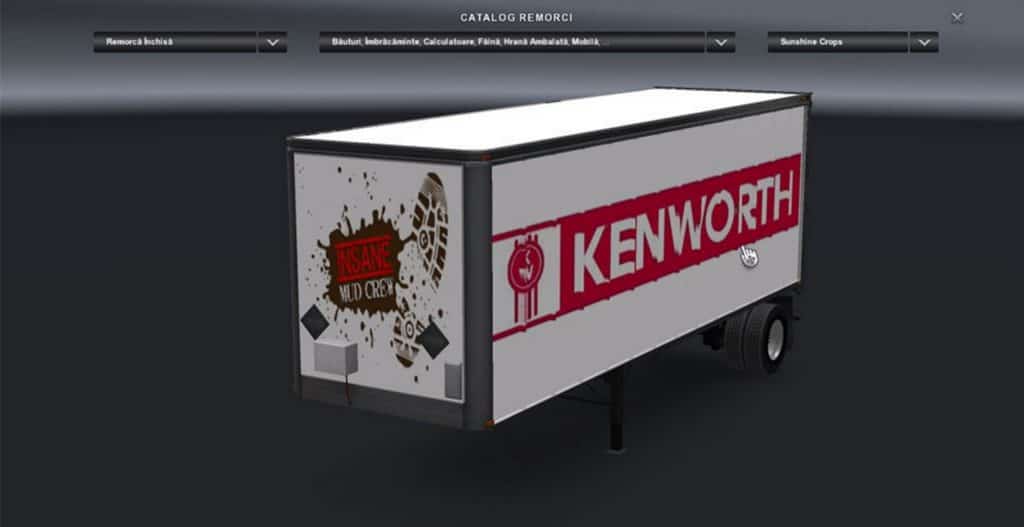 Box Trailers Pack for ATS | American Truck Simulator Mod