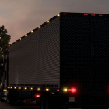 Chrome Long Reefer Trailer mod | American Truck Simulator Mod