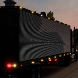 Chrome Long Reefer Trailer mod | American Truck Simulator Mod