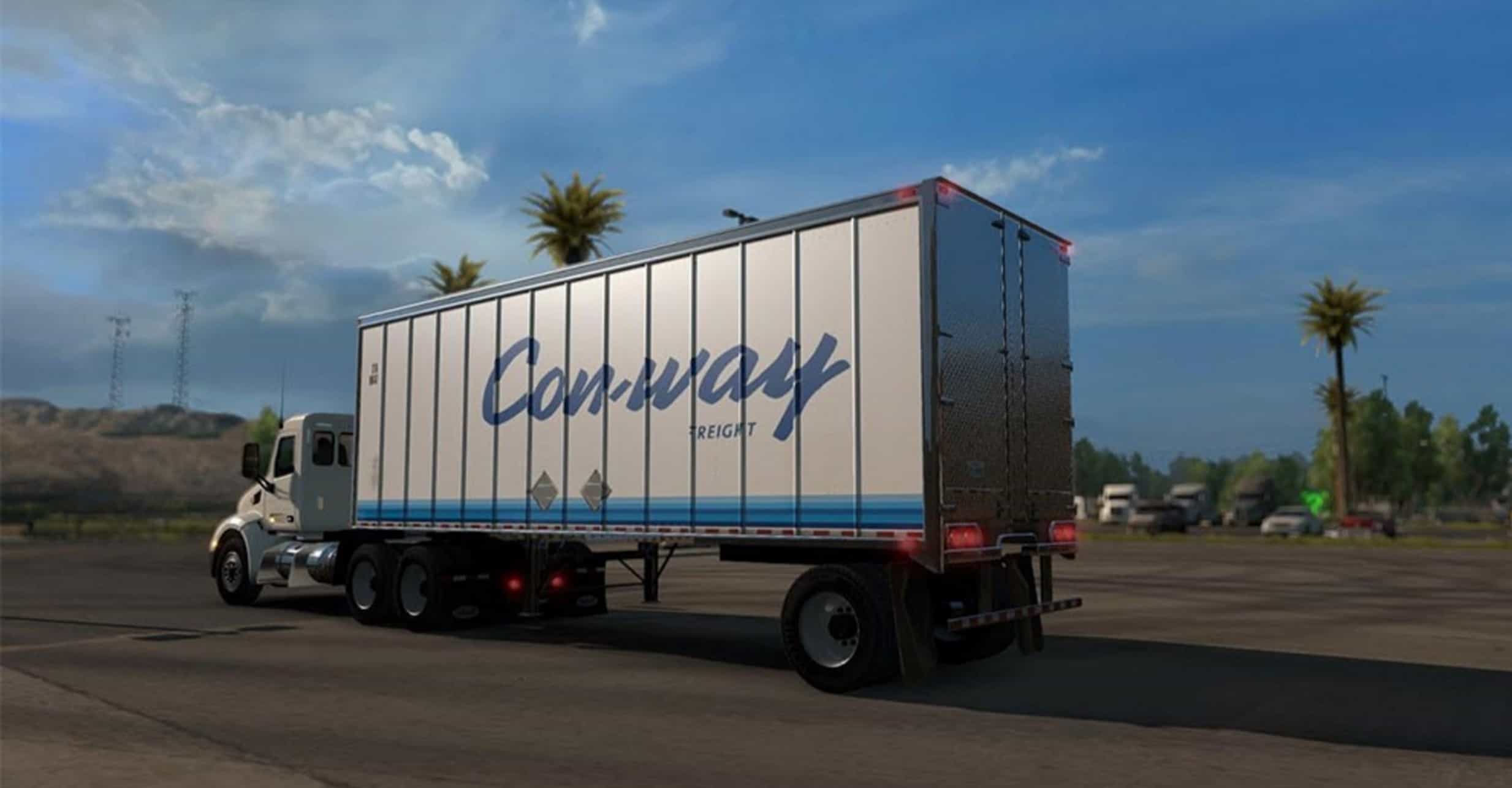 ConWay Trailer Skin “BOX” Mod | American Truck Simulator Mod