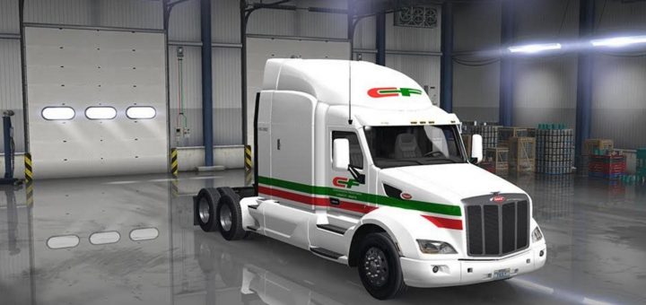 Peterbilt 579 Lines Skin for ATS | American Truck Simulator Mod