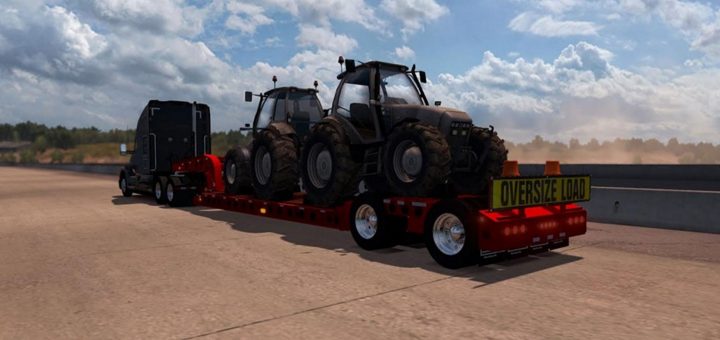 Chrome Long Reefer Trailer mod - American Truck Simulator mod | ATS mod