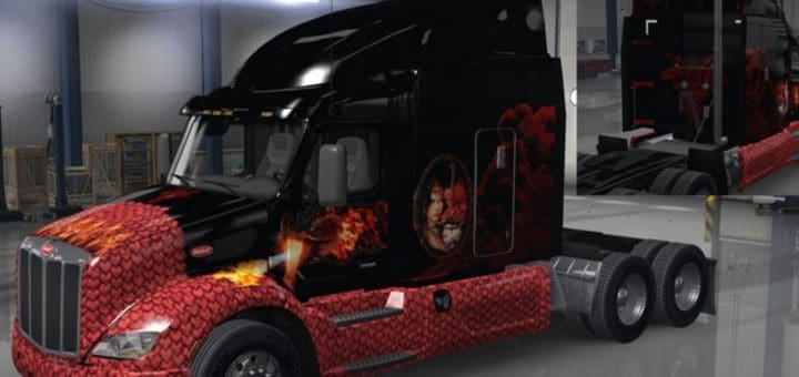 Custom Viper 389 Truck Skin ATS - American Truck Simulator mod | ATS mod