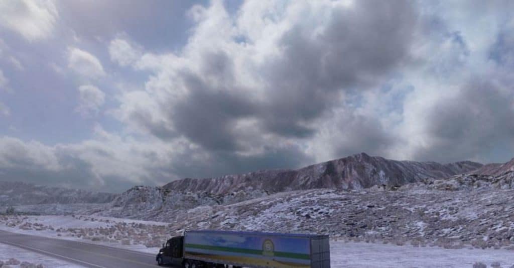Frosty Winter Weather Mod v1.0 for ATS (3) - American Truck Simulator ...