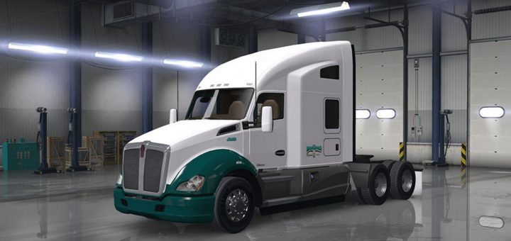 Kenworth W900 Truck Rust Skin - American Truck Simulator mod | ATS mod