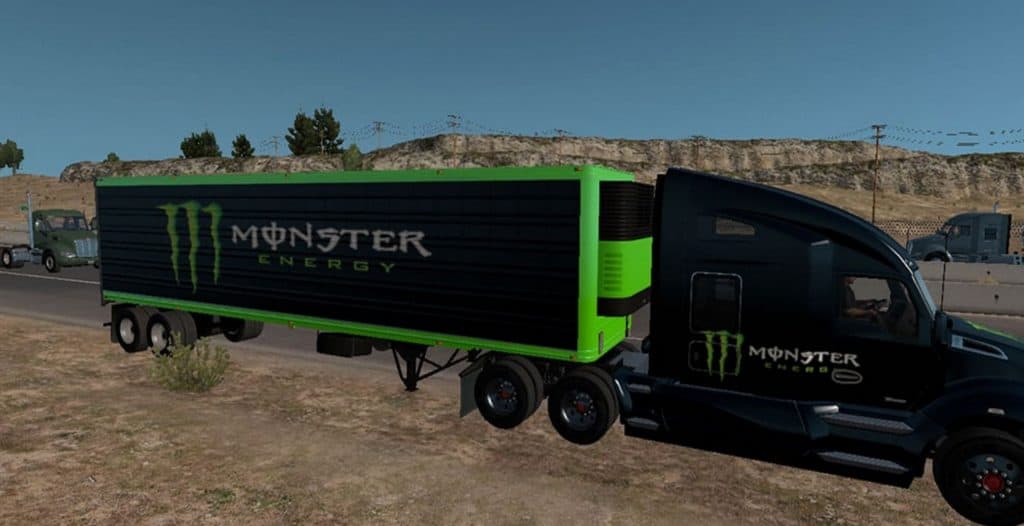 Kenworth T680 Monster Energy Mega Pack for ATS | American Truck ...