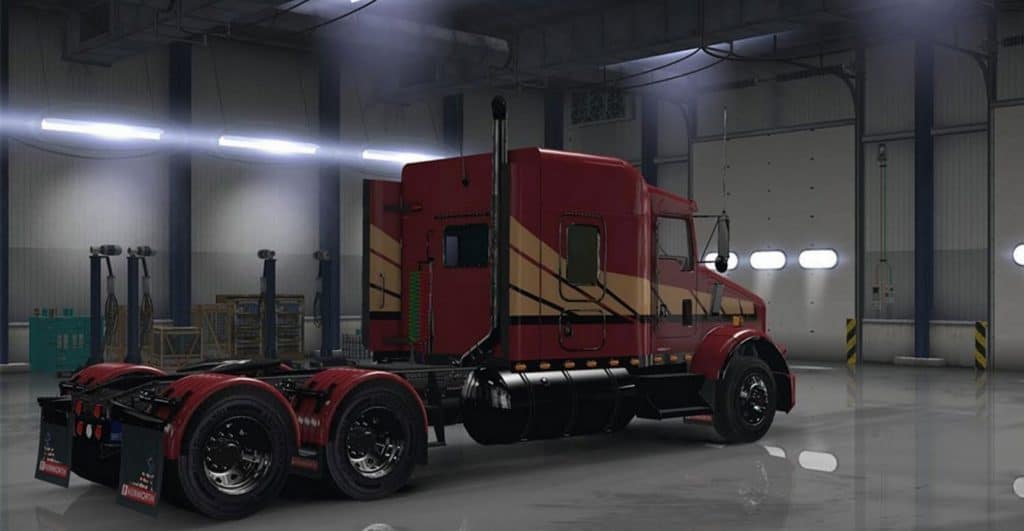 Kenworth T800 Stripes v2 Skin for ATS (3) - American Truck Simulator ...