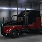 Kenworth T800 Stripes v3 Skin Mod | American Truck Simulator Mod