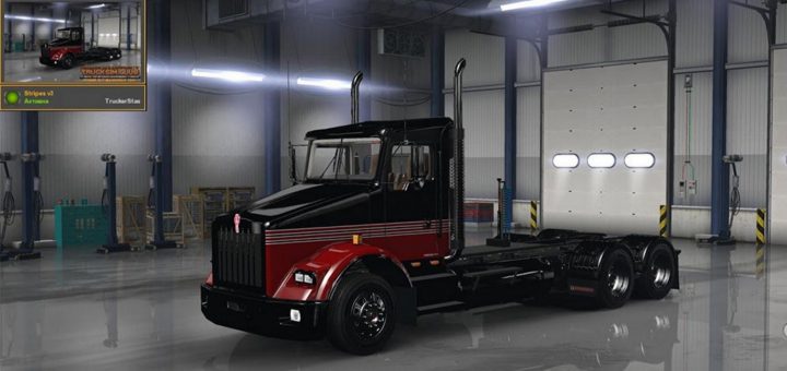 American Truck Simulator Route 66 Skin Mod - American Truck Simulator ...