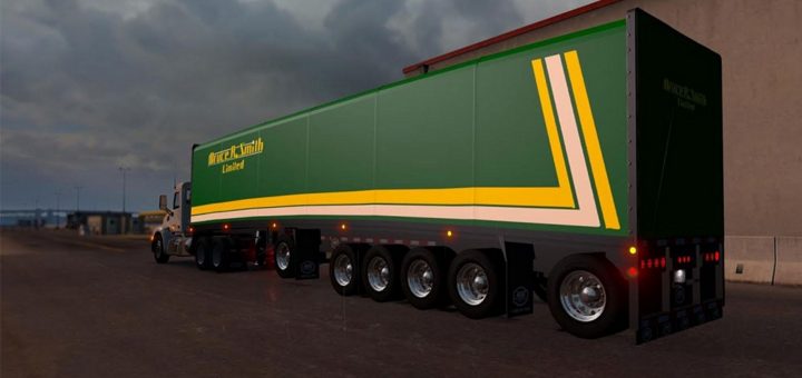 Custom great dane reefer Trailer - American Truck Simulator mod | ATS mod