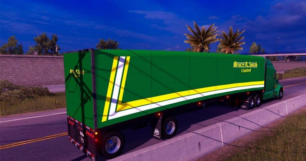 Mac Curtain Multiaxles Trailer (3) - American Truck Simulator mod | ATS mod