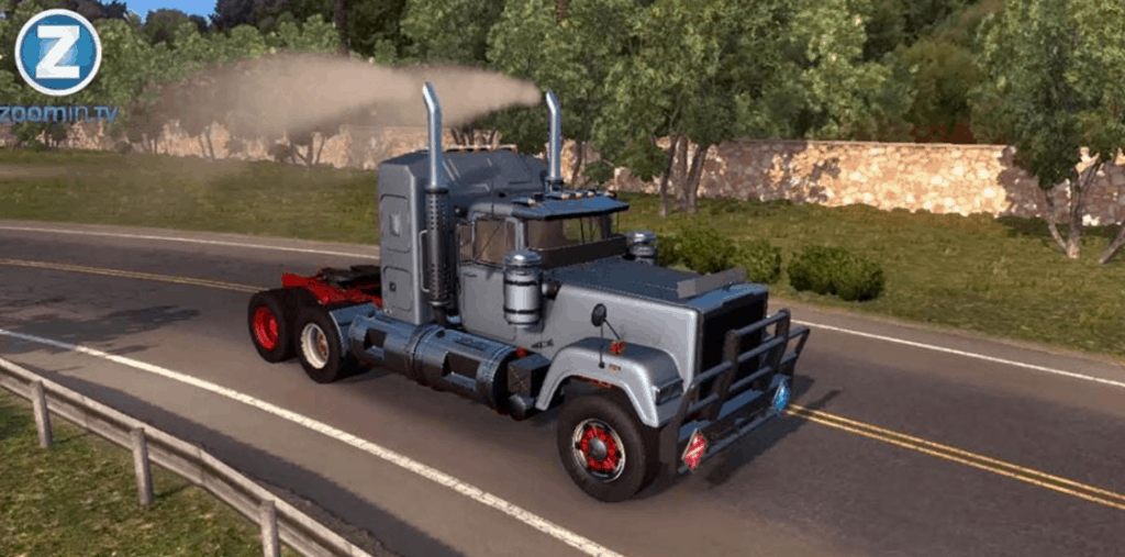 Mack SuperLiner Truck with SMOKE for ATS | American Truck Simulator Mod