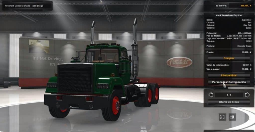 Mack Superliner Truck for ATS (7) - American Truck Simulator mod | ATS mod