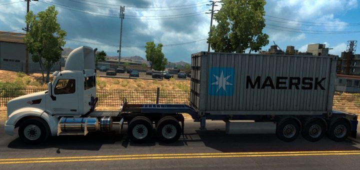 Chrome Dumper Trailer ATS - American Truck Simulator mod | ATS mod