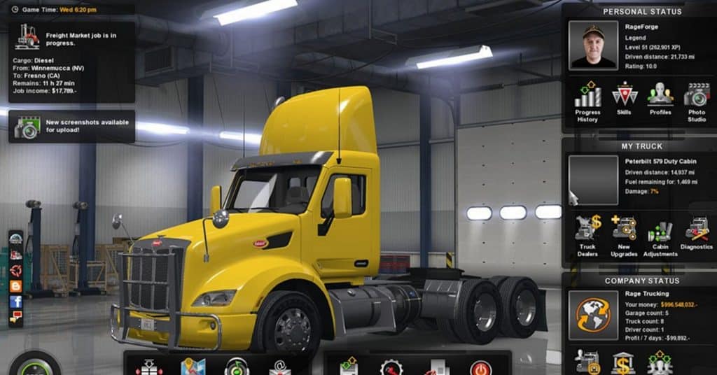 Modded Profile for ATS | American Truck Simulator Mod
