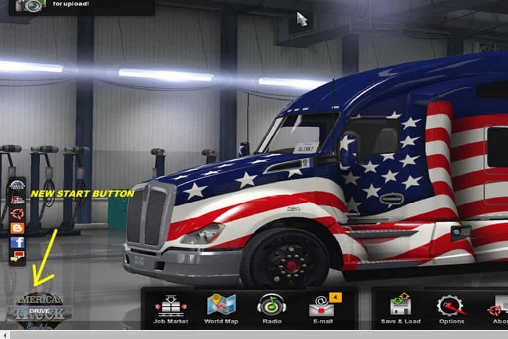 New Start Icon for ATS | American Truck Simulator Mod