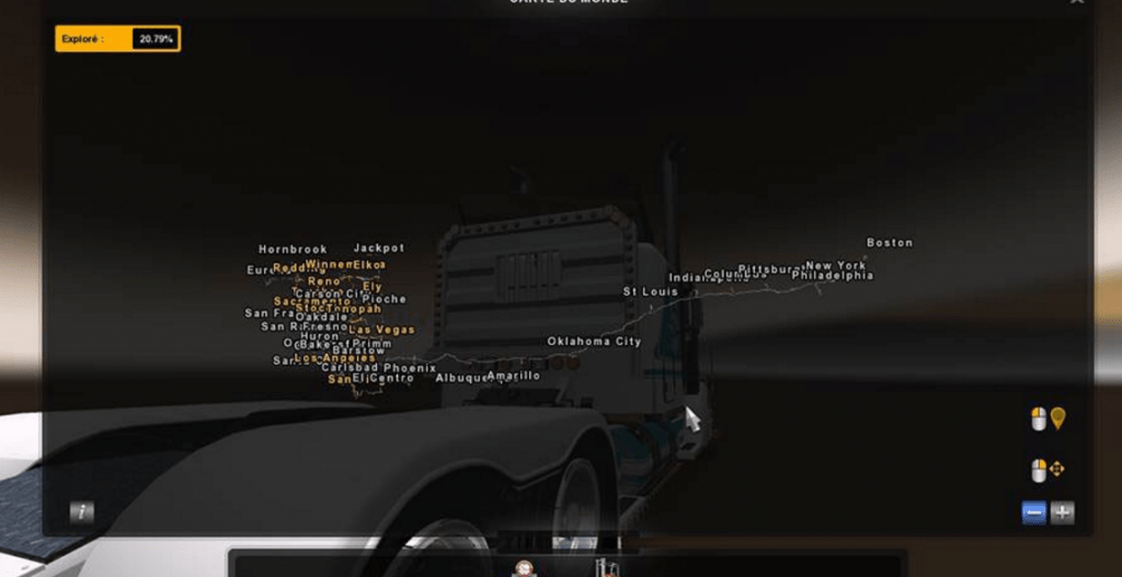 New States Map ATS | American Truck Simulator Mod