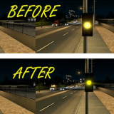 New Traffic Lights Flare ATS | American Truck Simulator Mod