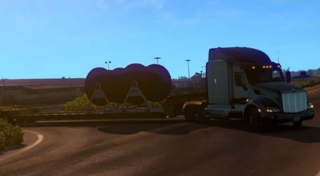 Oversize Load Trailer by Megaking Mod (2) - American Truck Simulator ...