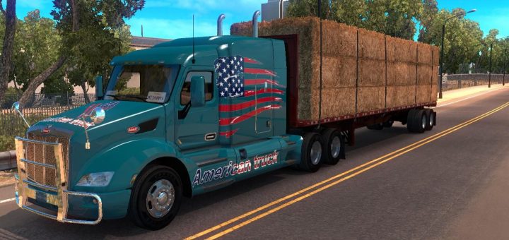 T-D-S peterbilt 389 Deadpool Skin - American Truck Simulator mod | ATS mod