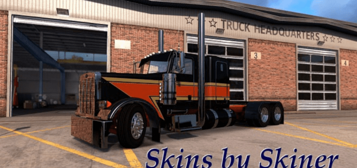 Peterbilt 579 Lines Skin for ATS - American Truck Simulator mod | ATS mod