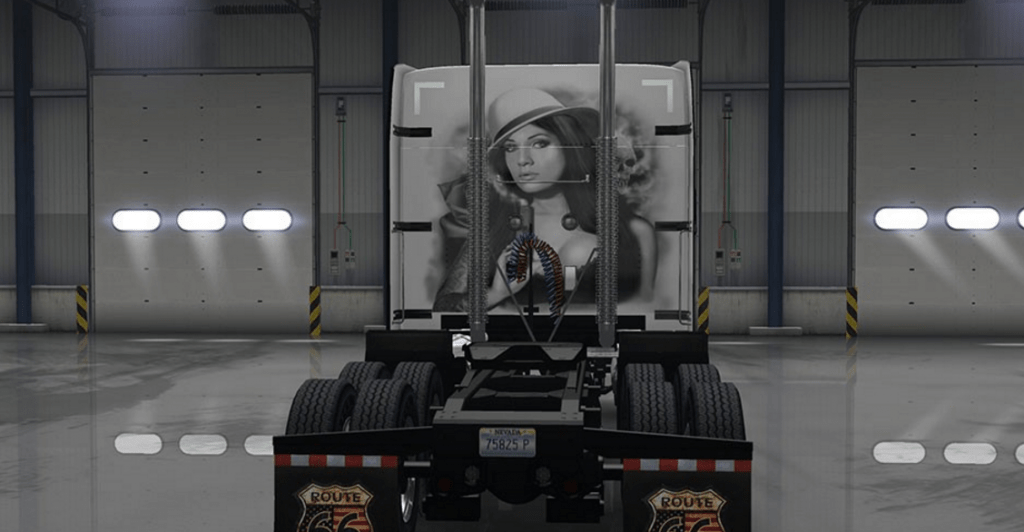 Peterbilt 579 Gangster Girl Truck Skin - American Truck Simulator mod ...