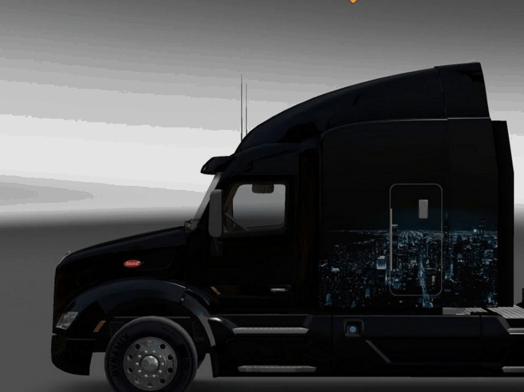 Peterbilt 579 IronSkyline skin ATS | American Truck Simulator Mod