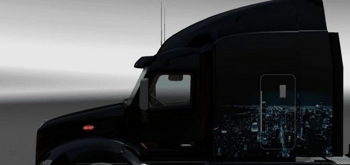 Outlaw Peterbilt 379 Tri Color Stripe Skin Mod ATS - American Truck ...