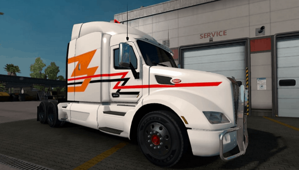 Peterbilt 579 Lines Skin for ATS | American Truck Simulator Mod