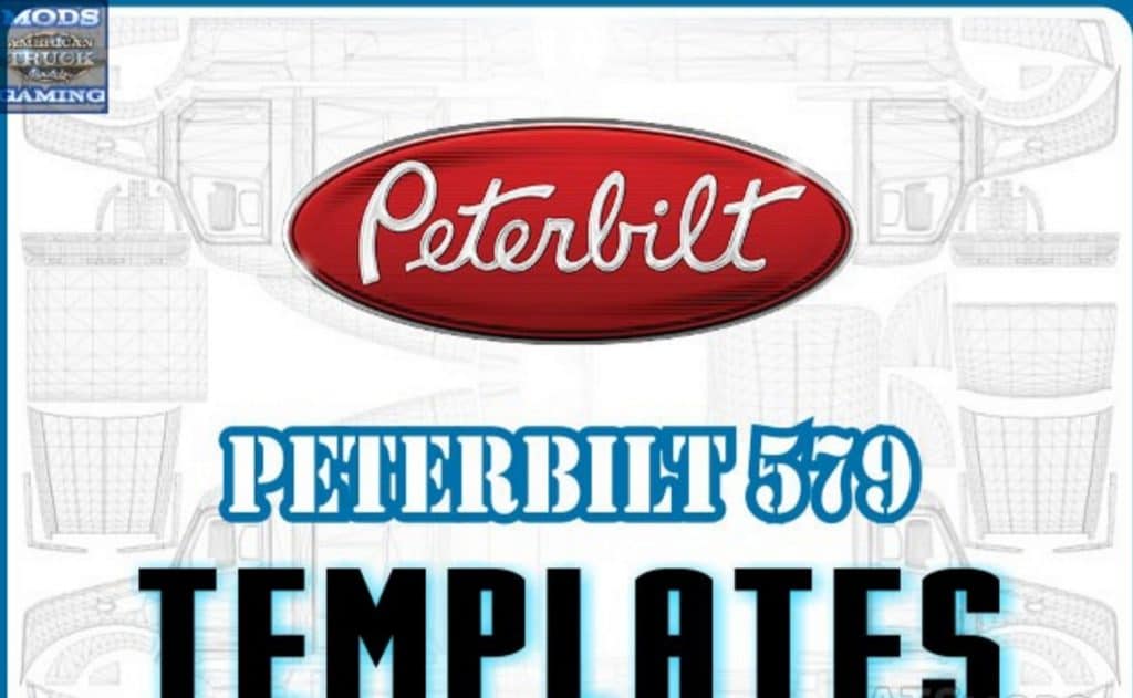Peterbilt 579 Templates for ATS (1) - American Truck Simulator mod ...