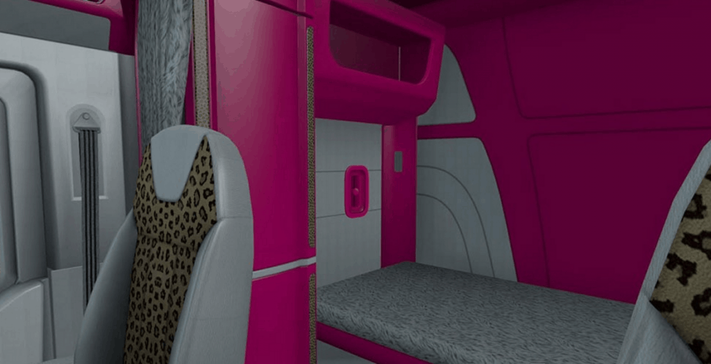 Peterbilt 579 interior girl edition for ATS - American Truck Simulator ...