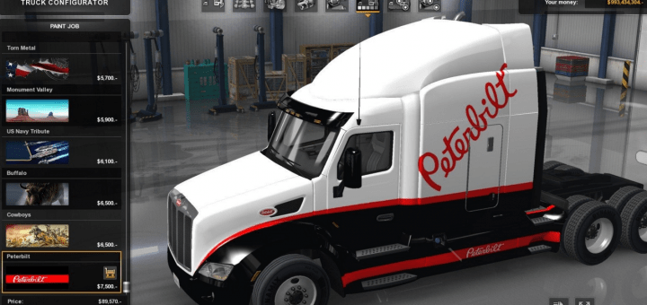 ROLLING TRANSPORT SKIN JON RUDA PETERBILT 389 1.45 - American Truck ...