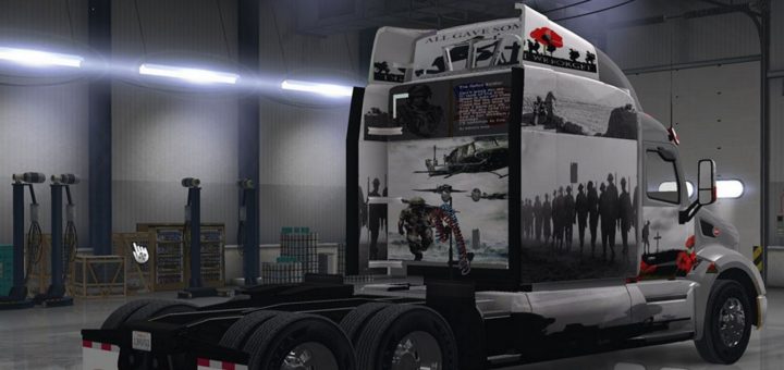 Company Tesla Semi Truck Skin Mod - American Truck Simulator mod | ATS mod