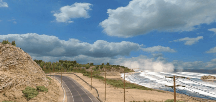 Frosty Winter Weather Mod v2.4 ATS - American Truck Simulator mod | ATS mod