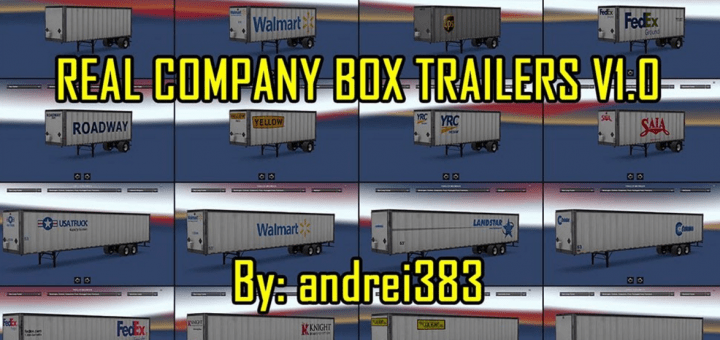 Real Companies Mod - American Truck Simulator mod | ATS mod