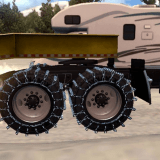 Rim with Snow Chains Mod | American Truck Simulator Mod