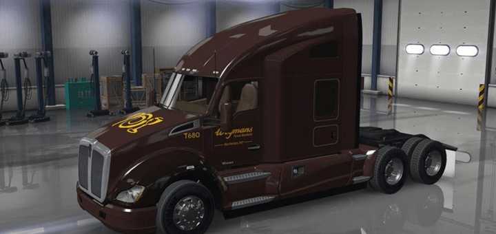 Peterbilt 389 Flat Top Transport Skin ATS - American Truck Simulator ...