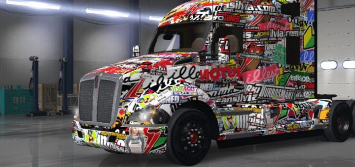 RTA Peterbilt 359 Retro Skinpack v1.0 - American Truck Simulator mod ...