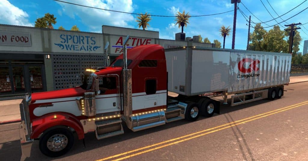 Transportation Curtainsider Trailers Skin Pack for ATS (2) - American ...