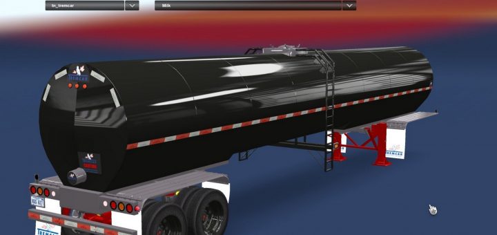 CJD LOG TRAILER V1.44 - American Truck Simulator mod | ATS mod