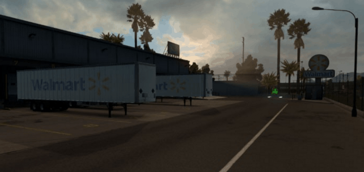 CJD LOG TRAILER V1.44 - American Truck Simulator mod | ATS mod