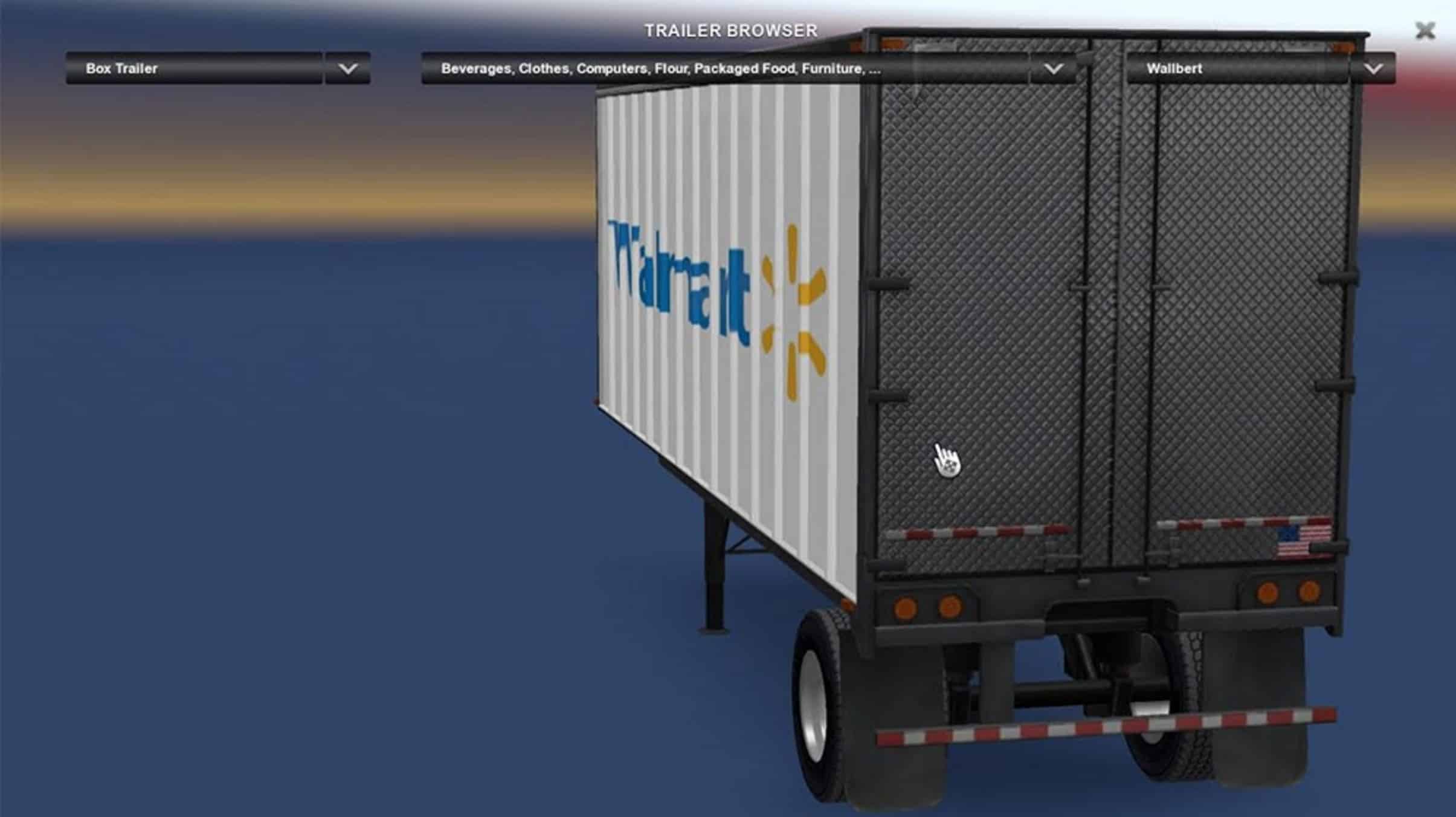 Wallbert – Wallmart Trailer Skin Mod | American Truck Simulator Mod